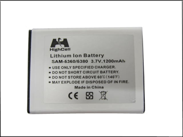 SAM-5360-1200, with 3.7V 1200 mAh for HighCell Tech Co., LTD